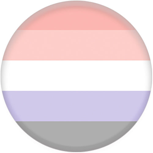 Cupioromantic Pride Flag Small Button Badge Uk