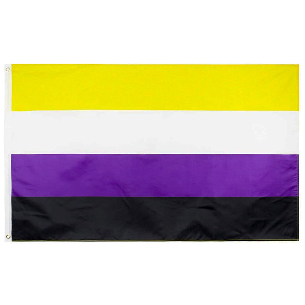 Non Binary Pride Flag (5ft x 3ft Standard) – www.gayprideshop.co.uk