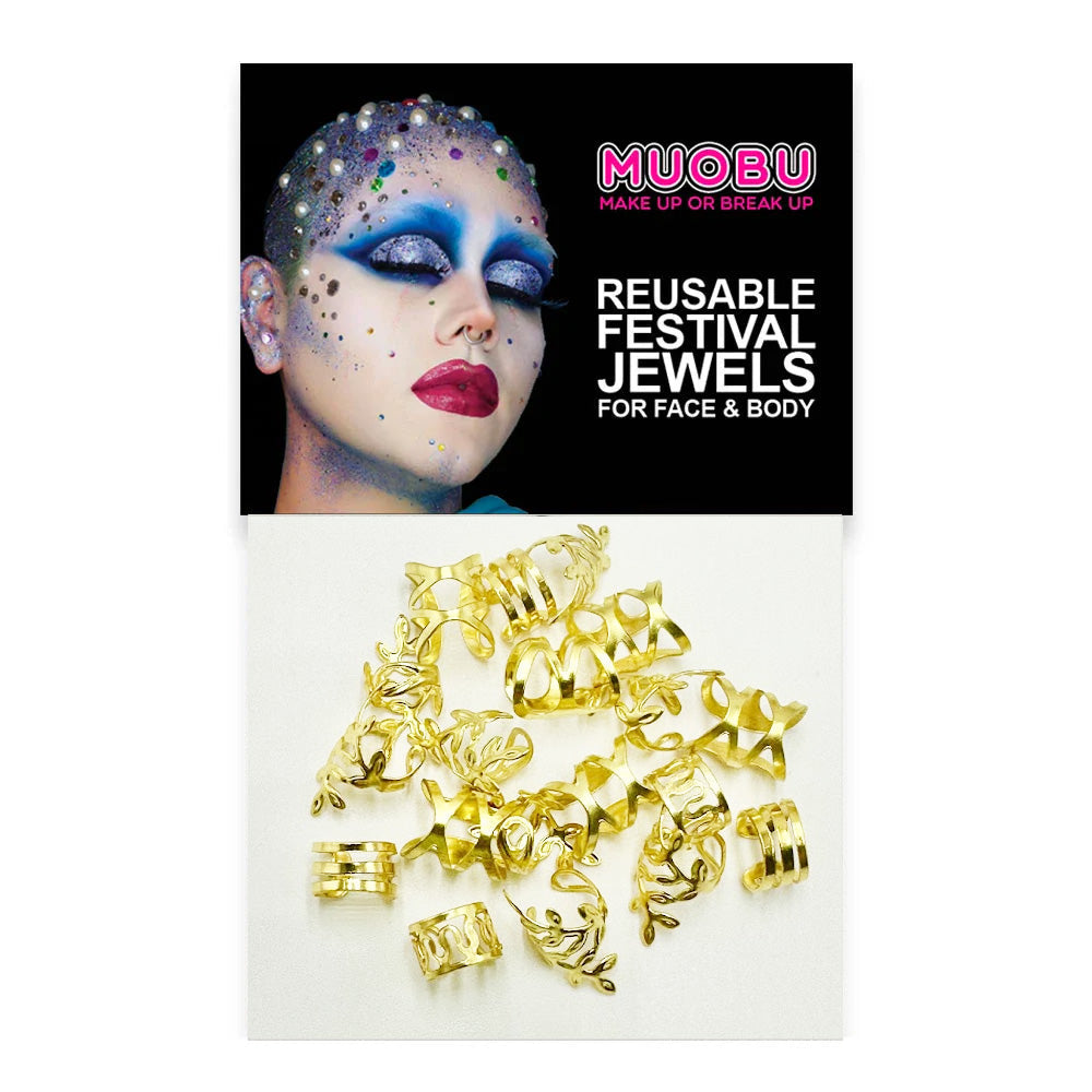 Hair Cuffs (Pack of 20) - Gold – www.gayprideshop.co.uk
