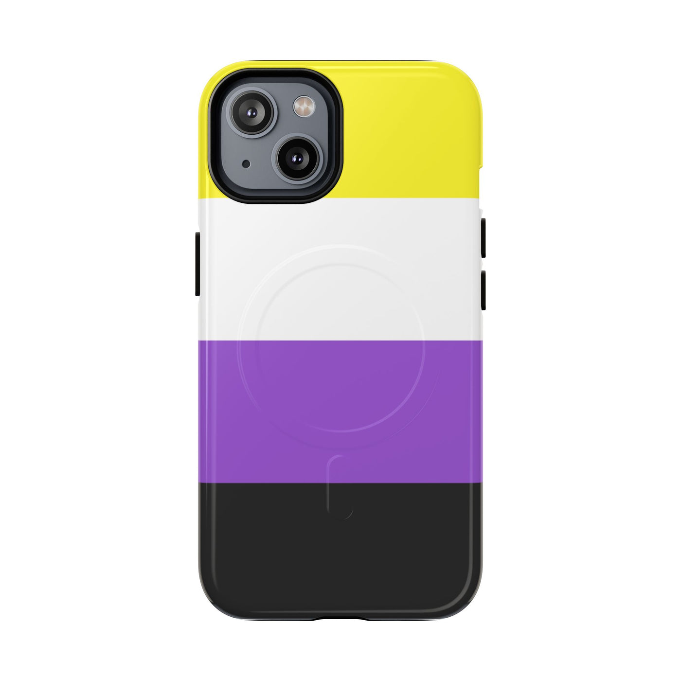 Iphone 13-17 Tough Magnetic Case - Non Binary – www.gayprideshop.co.uk