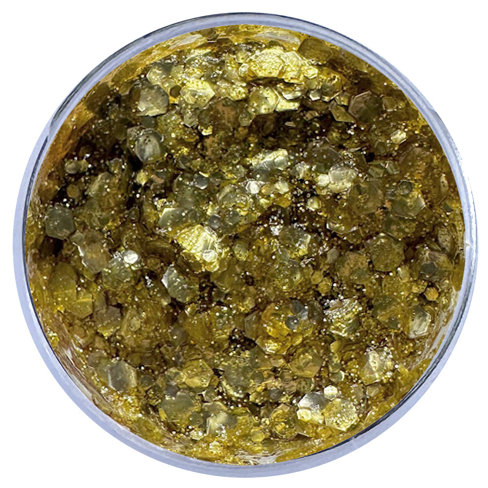 Biodegradable Glitter Gel - Metallic Champagne (Chunky Mix BioBubbles ...