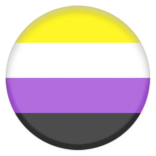 Non Binary Small Pin Badge – www.gayprideshop.co.uk