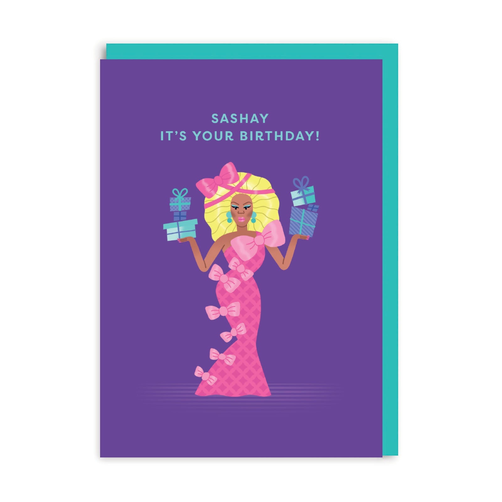 Sashay It's Your Birthday - Greetings Card – www.gayprideshop.co.uk