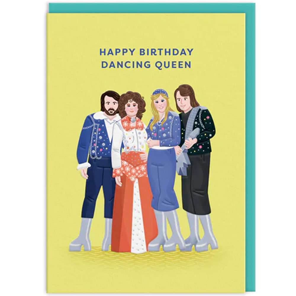 Abba Happy Birthday Dancing Queen - Greetings Card – www.gayprideshop.co.uk