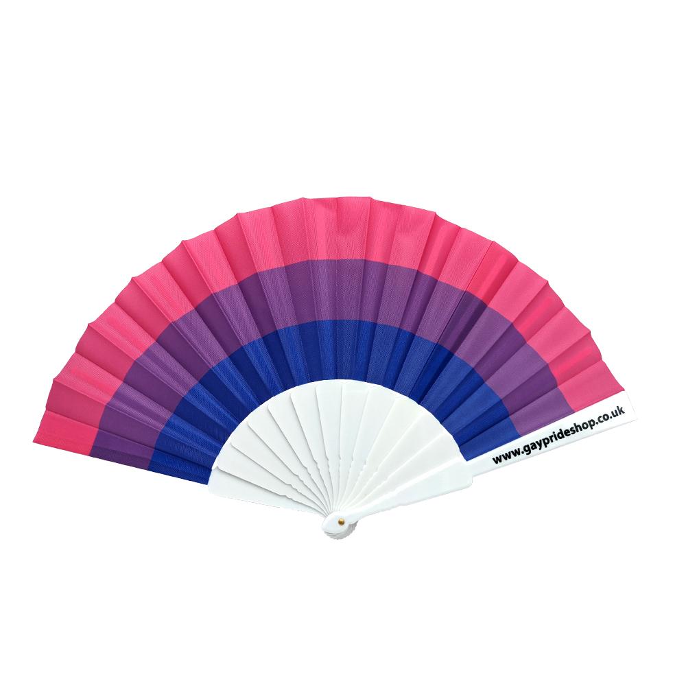 Bisexual Flag Hand Fan - Medium 23cm – www.gayprideshop.co.uk