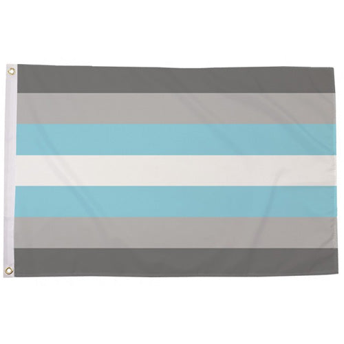 Demiboy Pride Flag (5ft x 3ft Premium) – www.gayprideshop.co.uk