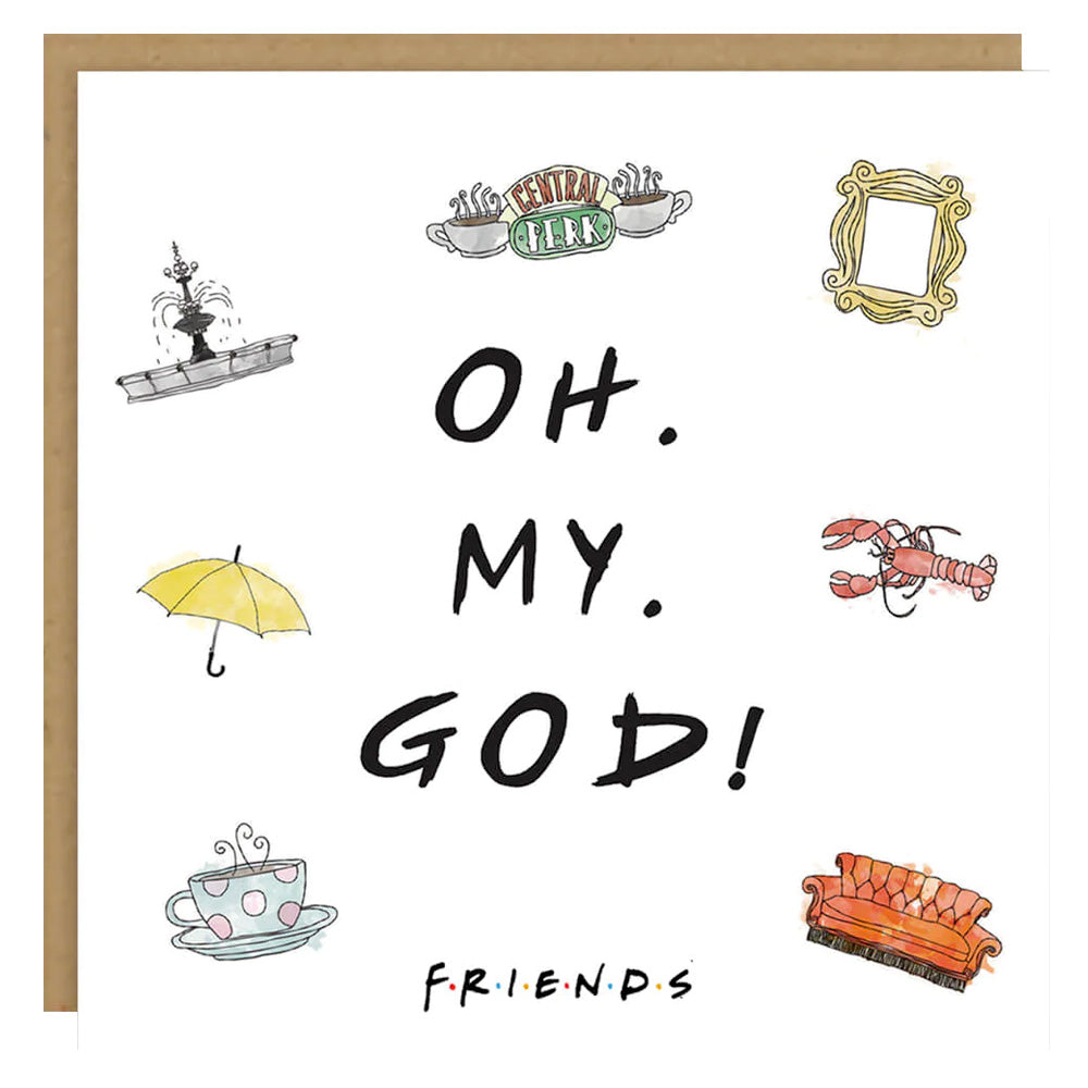 Friends Oh. My. God! - Greetings Card – www.gayprideshop.co.uk