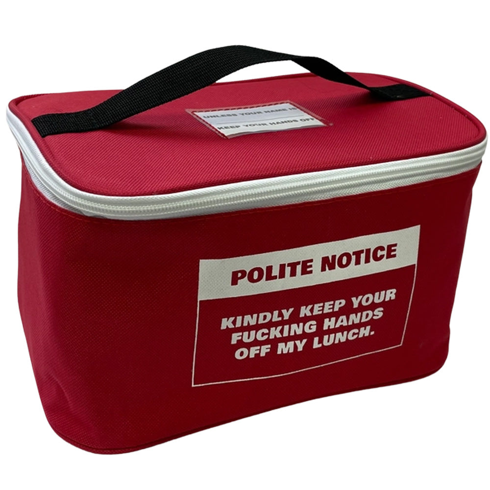 Lunch Bag - Polite Notice (Rude Words) – www.gayprideshop.co.uk