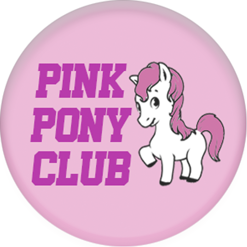 Pink Pony Logo Pink Pony Club Logo" Poster For Sale By ArtGoblinAsh