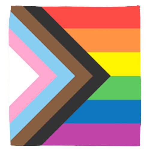 Progress Pride Flag Bandana – www.gayprideshop.co.uk
