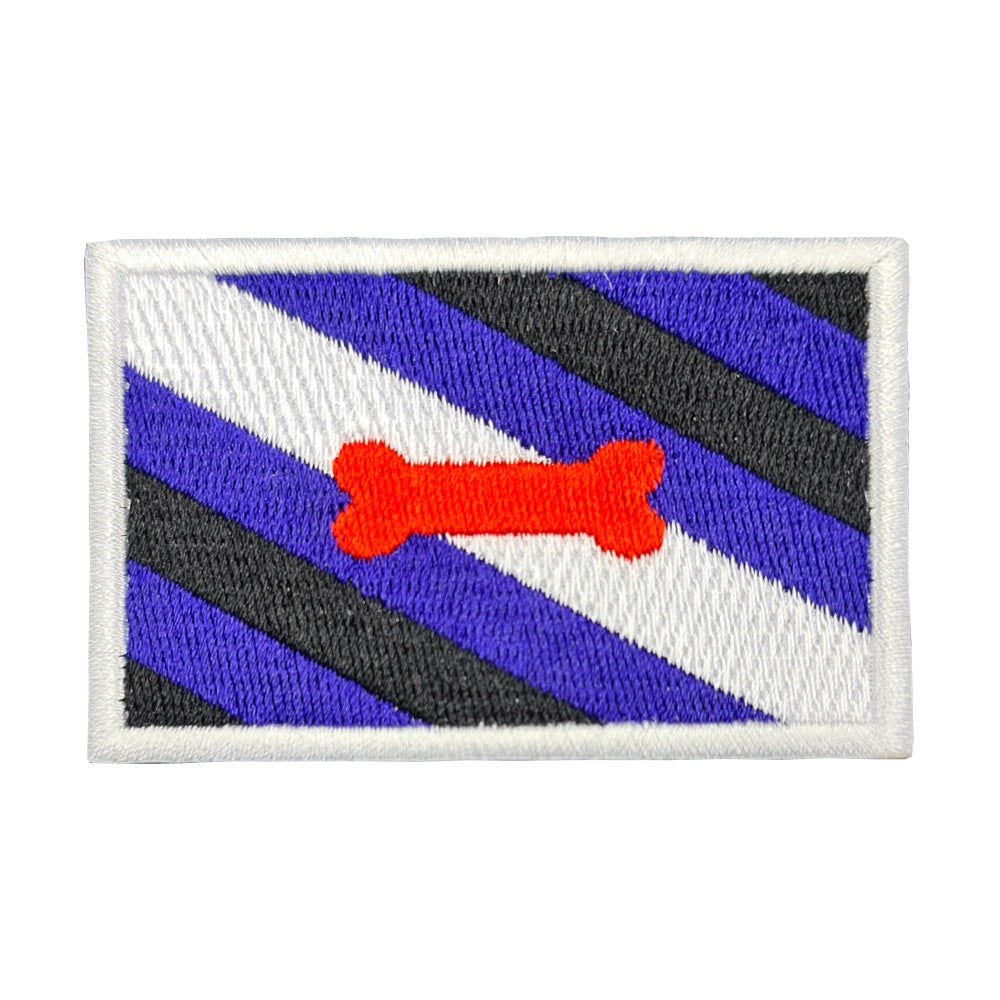 Puppy Play Pride Flag Rectangular Embroidered Iron-On Patch – www ...