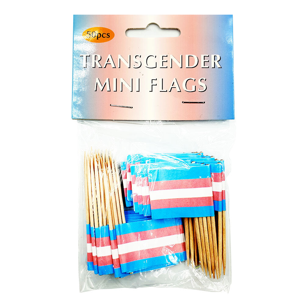 Transgender Flag Cocktail/Toothpick Flags – www.gayprideshop.co.uk