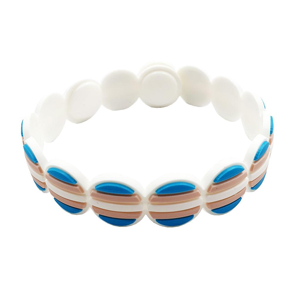 Transgender Flag Colours Adjustable Silicone Bracelet – www ...