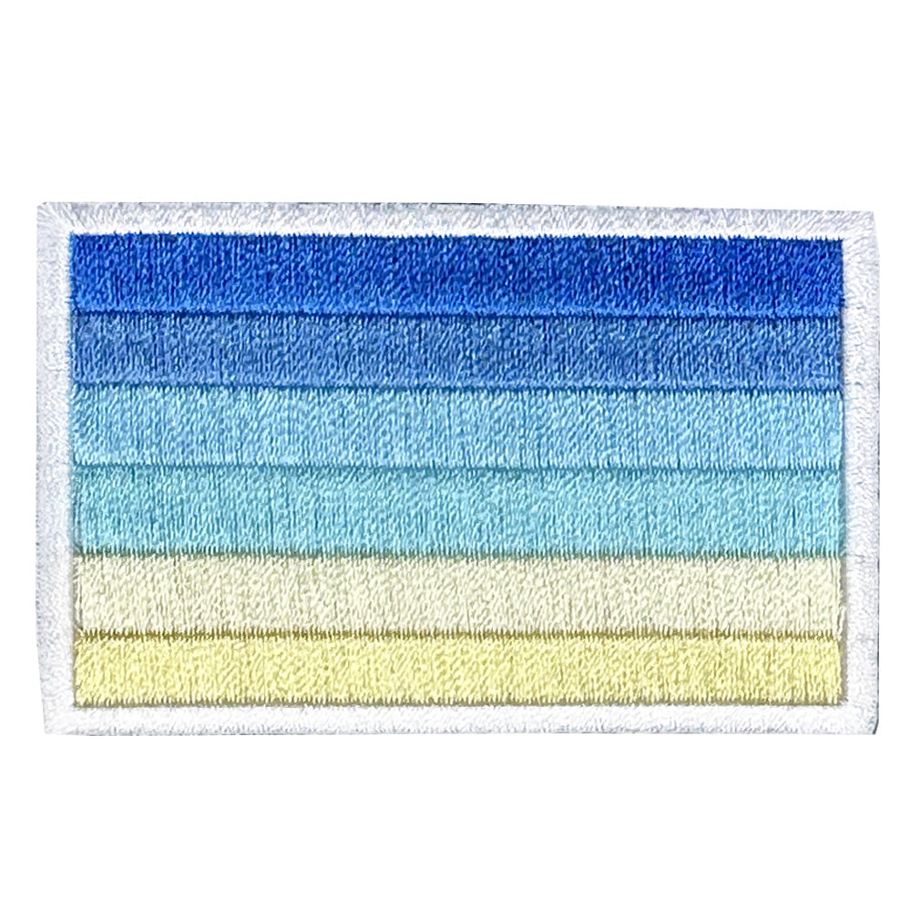 Uranic Flag Rectangular Embroidered Iron-On Festival Patch – www ...