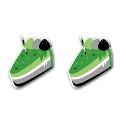 Aromantic Cake Stud Earrings – www.gayprideshop.co.uk
