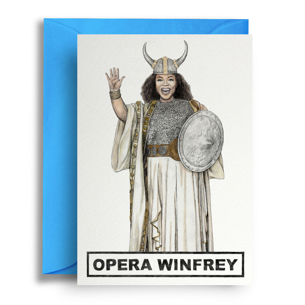 Opera Winfrey - Greetings Card – www.gayprideshop.co.uk