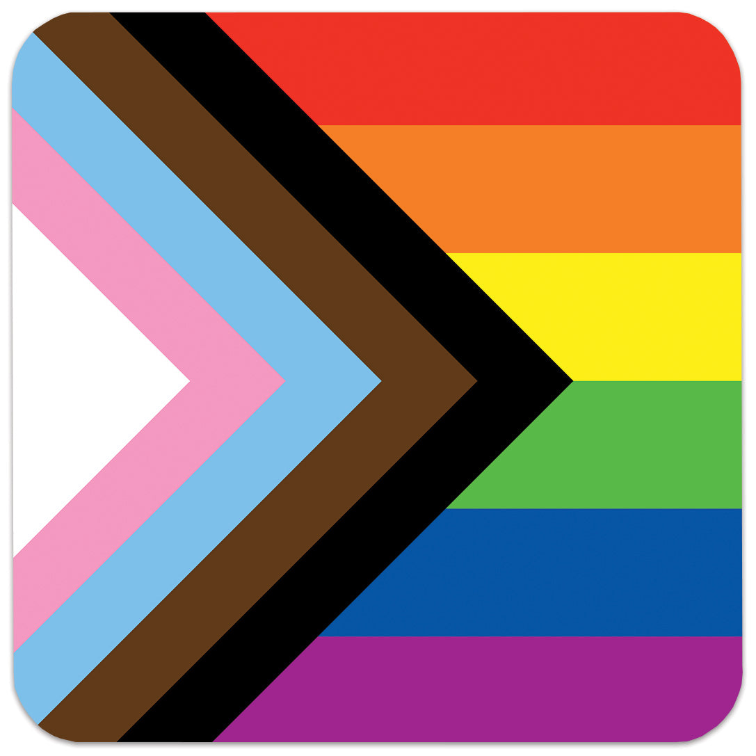 Progress Pride Coaster – www.gayprideshop.co.uk