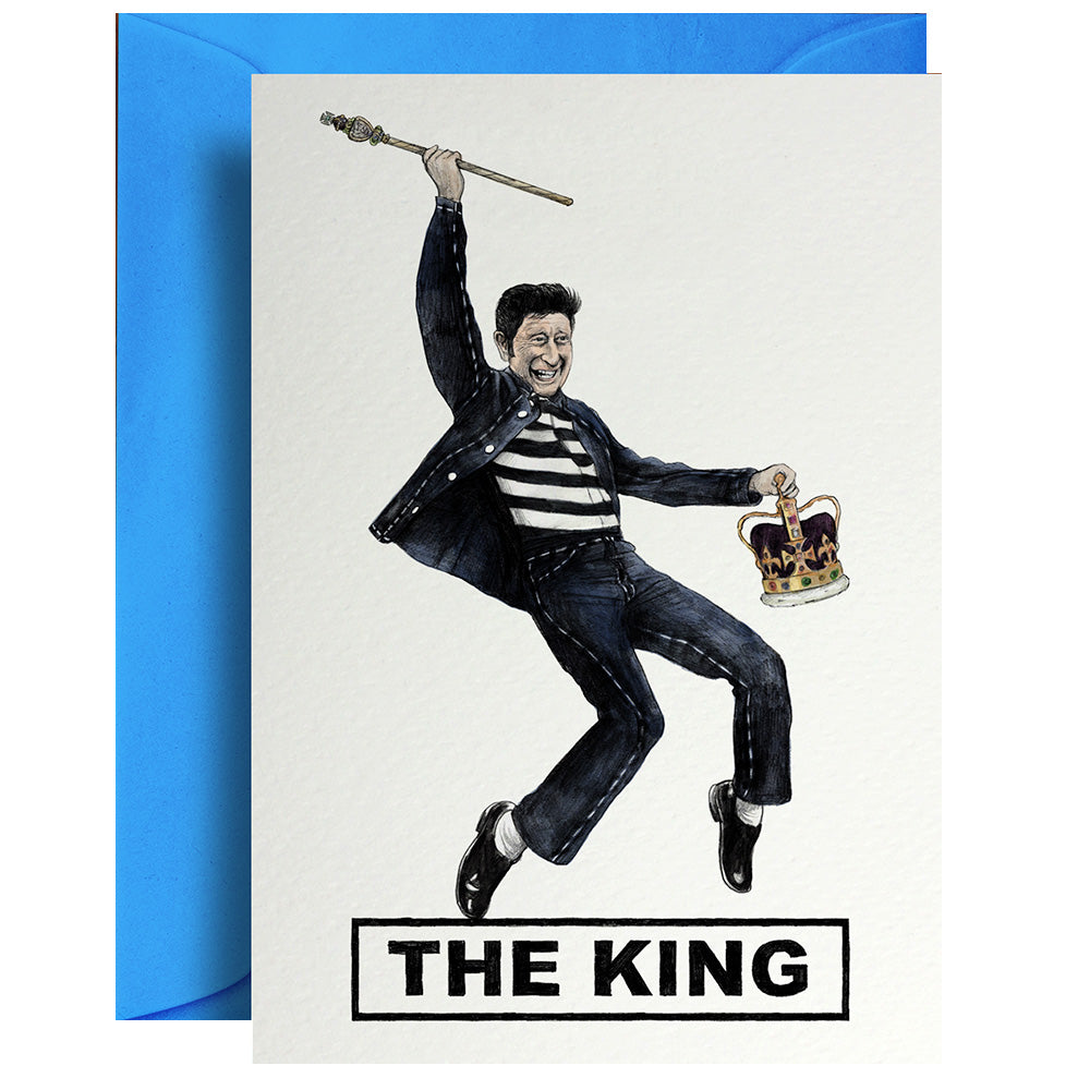 The King - Greetings Card – www.gayprideshop.co.uk