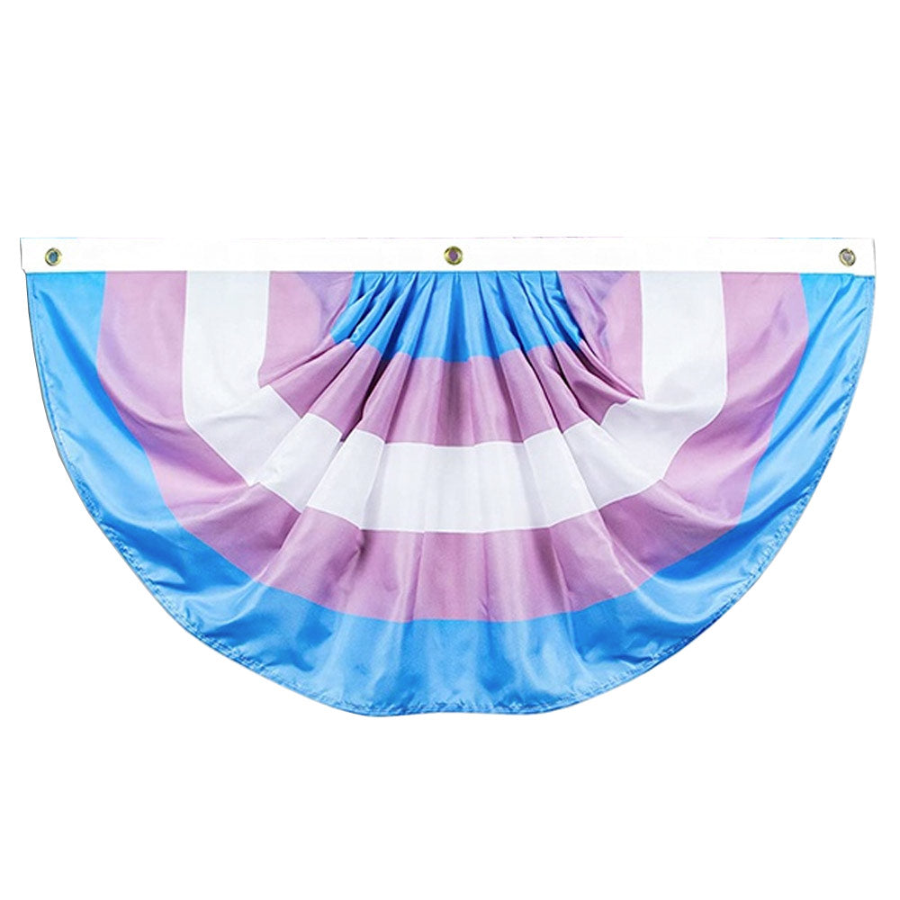 Transgender Flag Cloth Extra Large 6ft Semi Circle Bunting – www ...