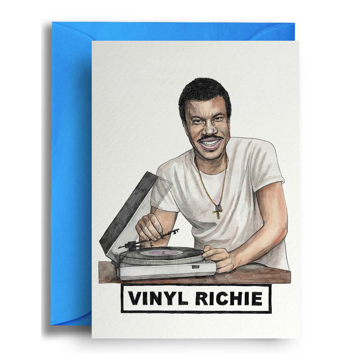 Vinyl Richie - Greetings Card – www.gayprideshop.co.uk